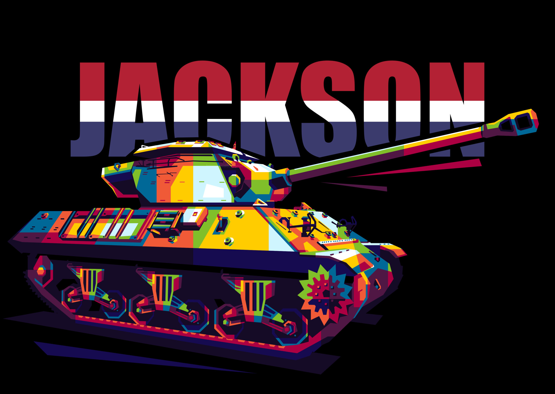 ArtStation - M36 Jackson Tank