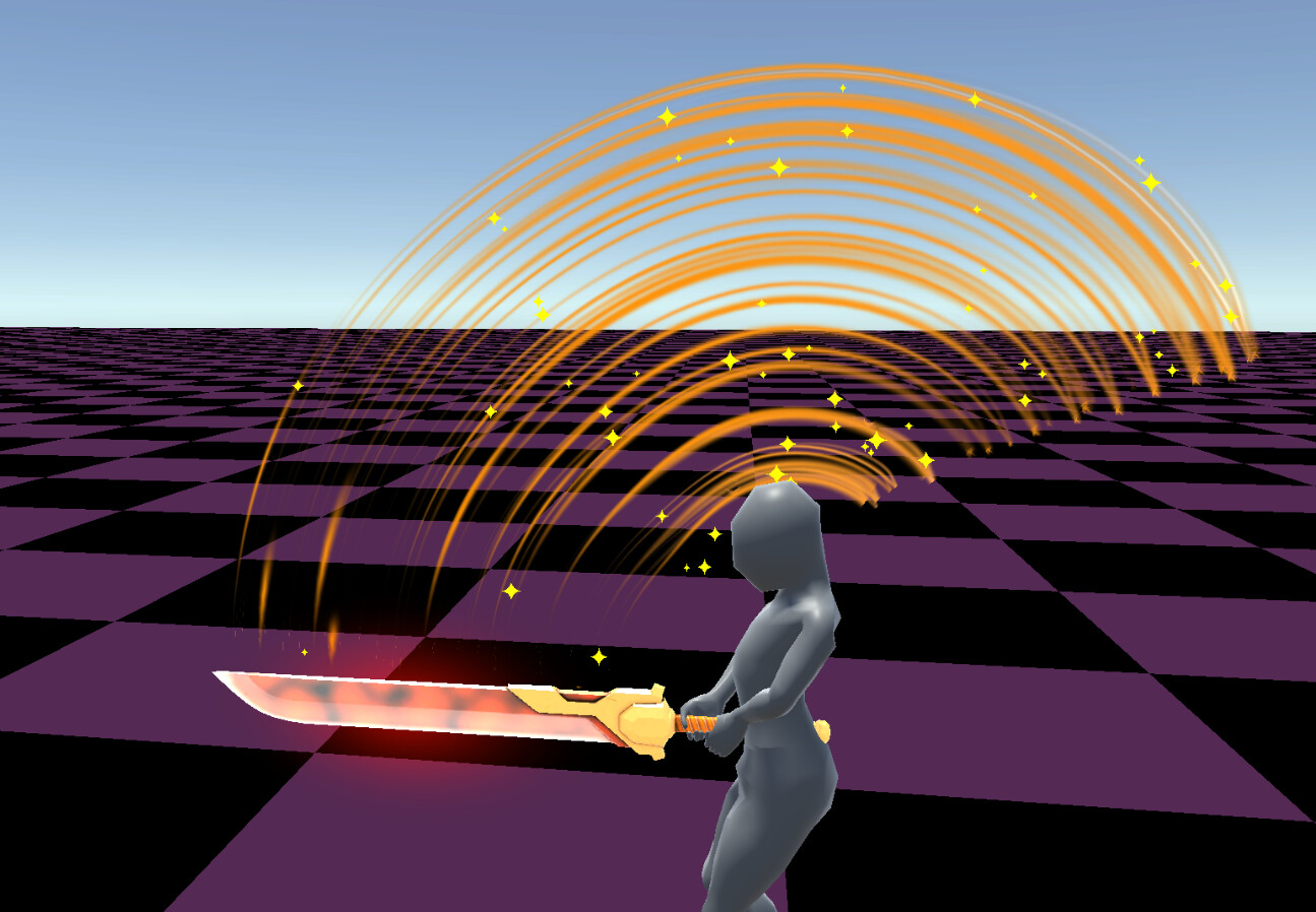 Jonathan Börjesson - Sword Slashing Particle Effect (2021)