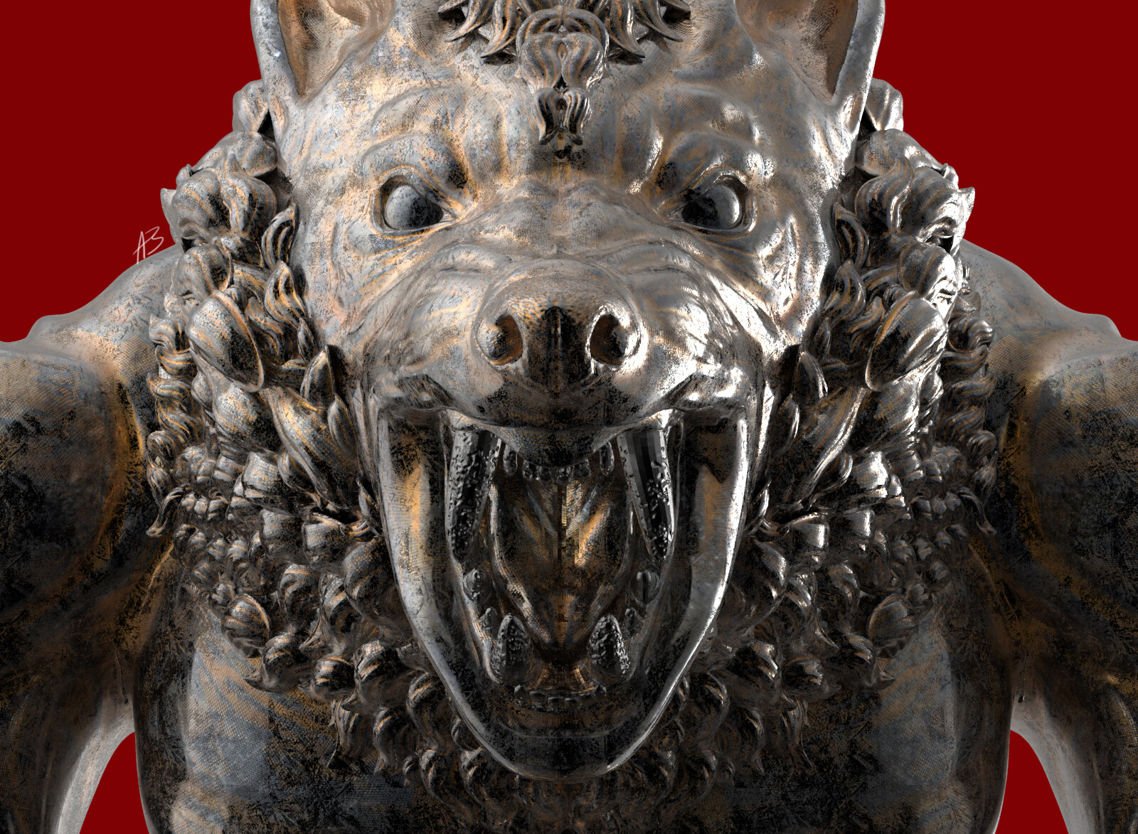 ArtStation - The wolf