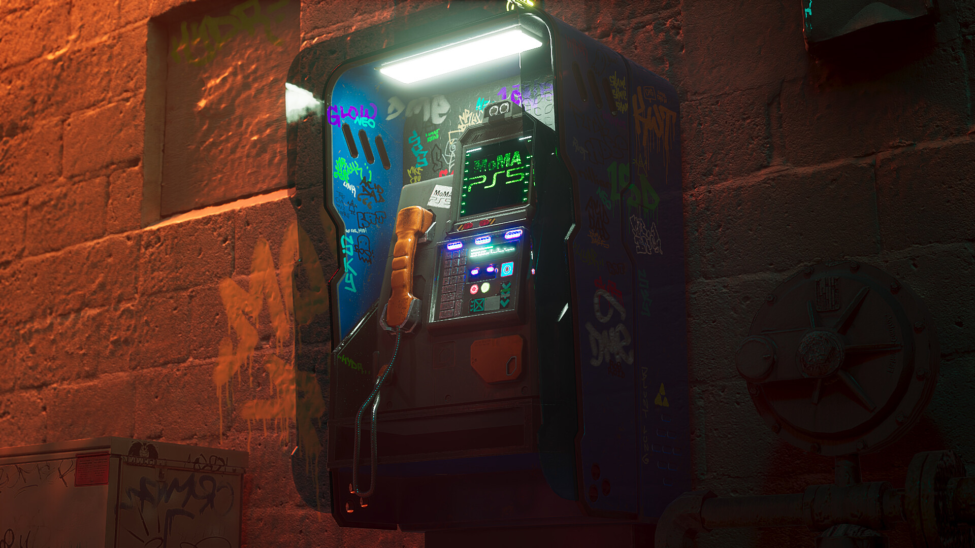 ArtStation - Sci Fi Phone Booth
