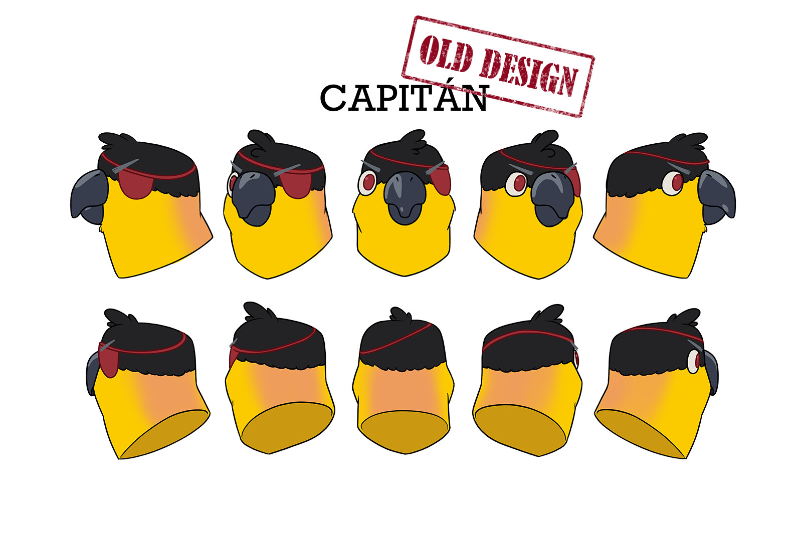 Kela Lorenzo Corvo - Captain of the Parrots! - Capi Character design