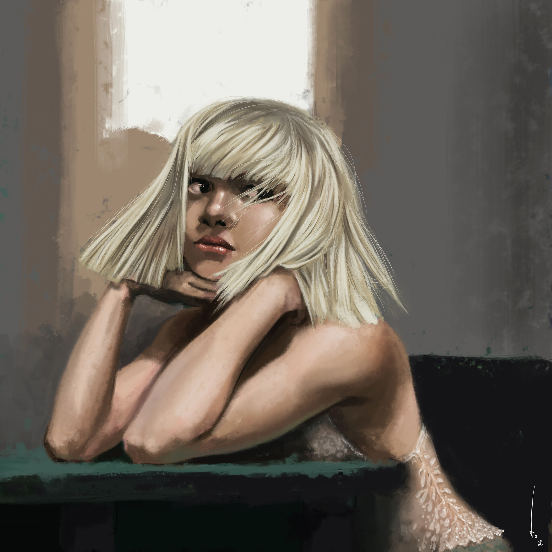 ArtStation - Blond Girl