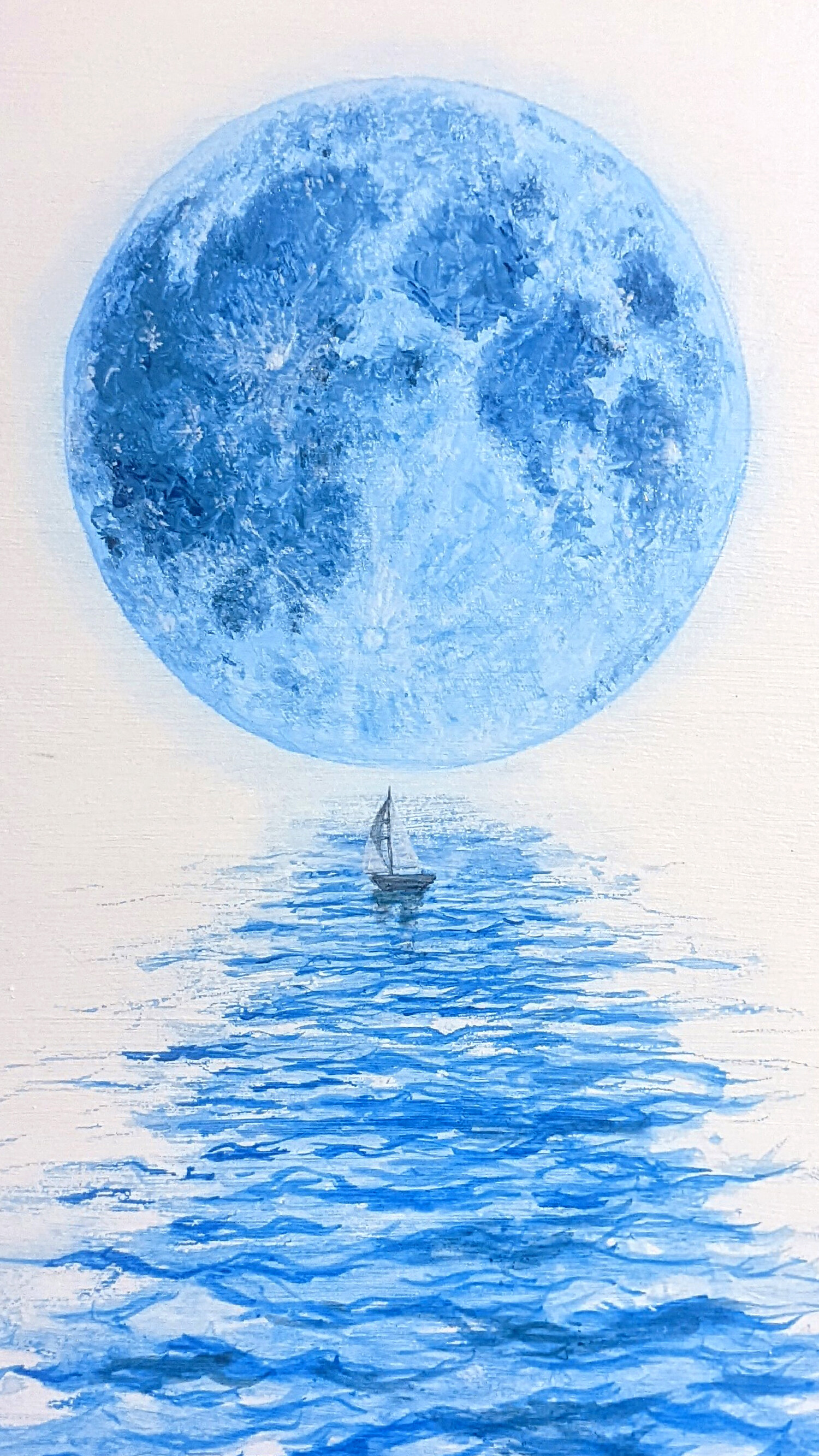 ArtStation - Sailing under the cold moon