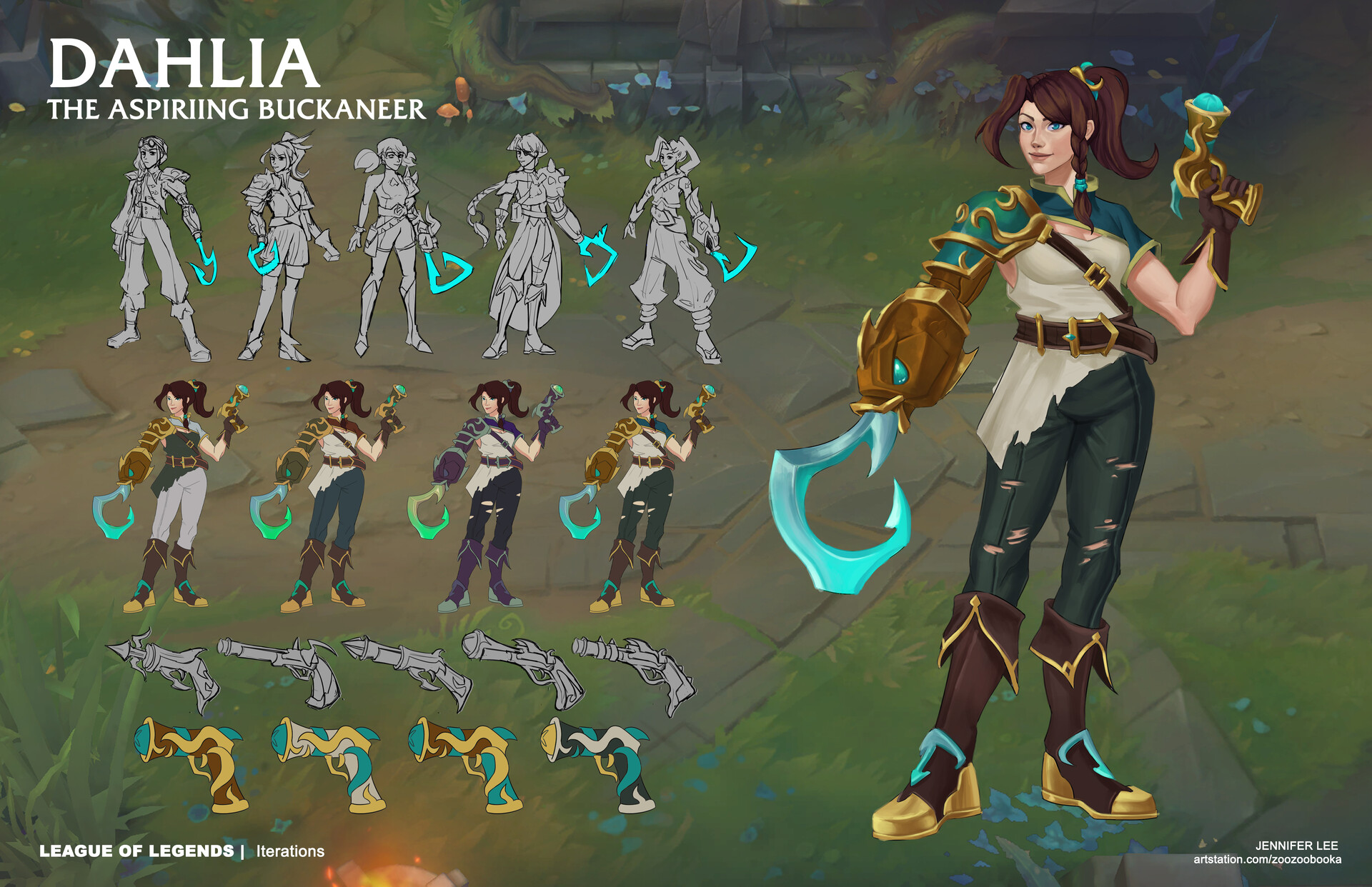 ArtStation - Dahlia - The Aspiring Buccaneer