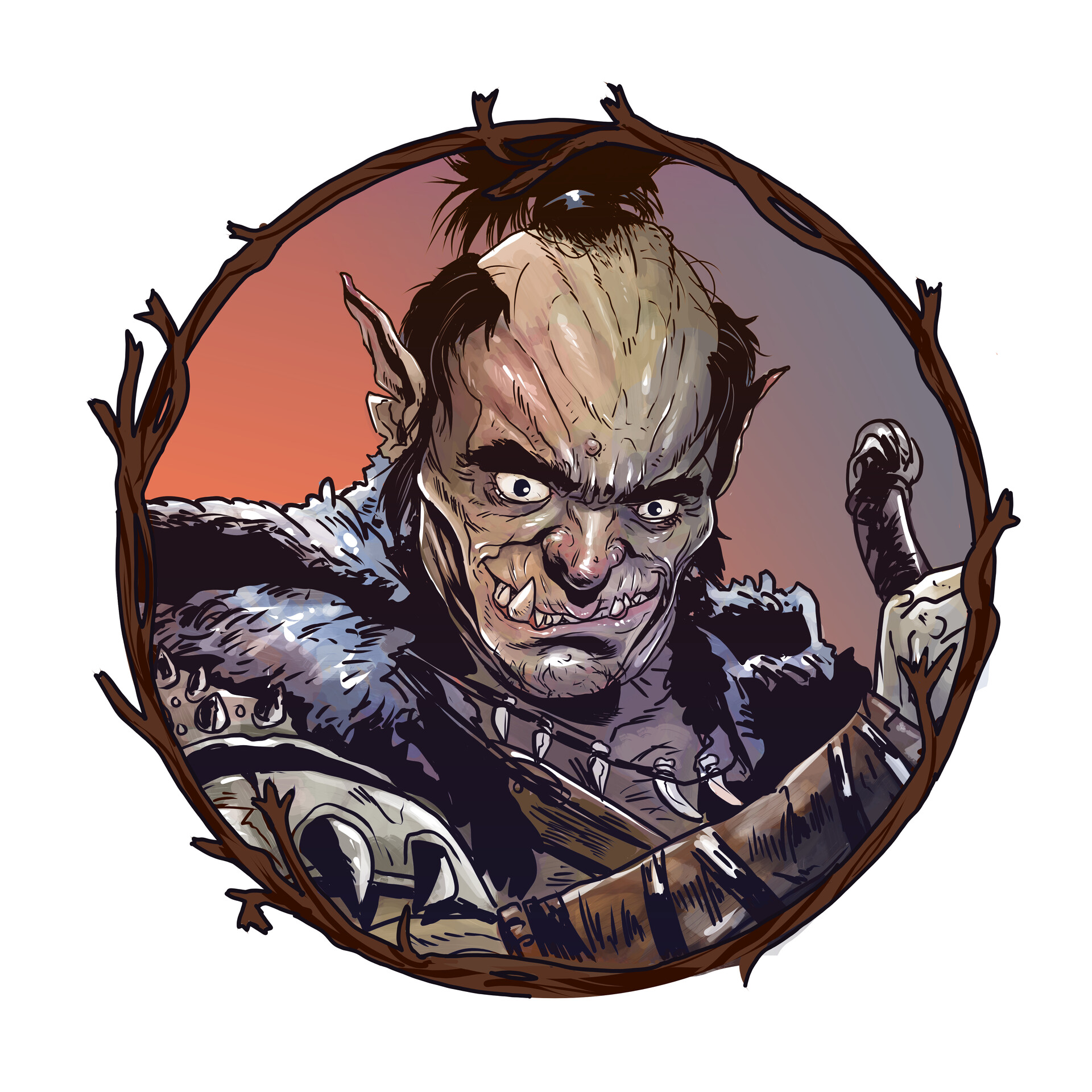 ArtStation - Hobgoblin DnD Token