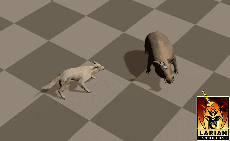 ArtStation - Baldur's Gate 3: Dog Combat Animations