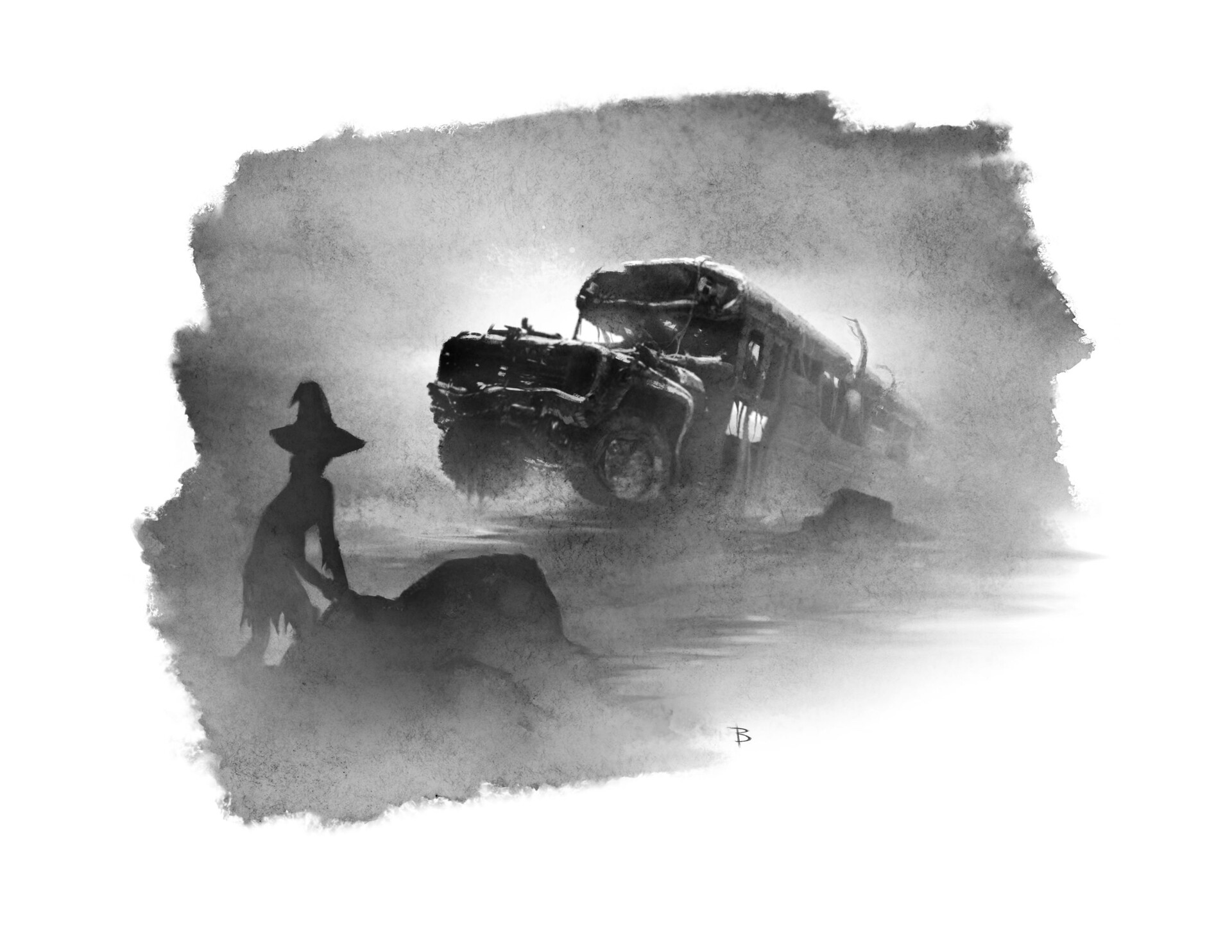 ArtStation - Trick 'r Treat - Ghost Bus