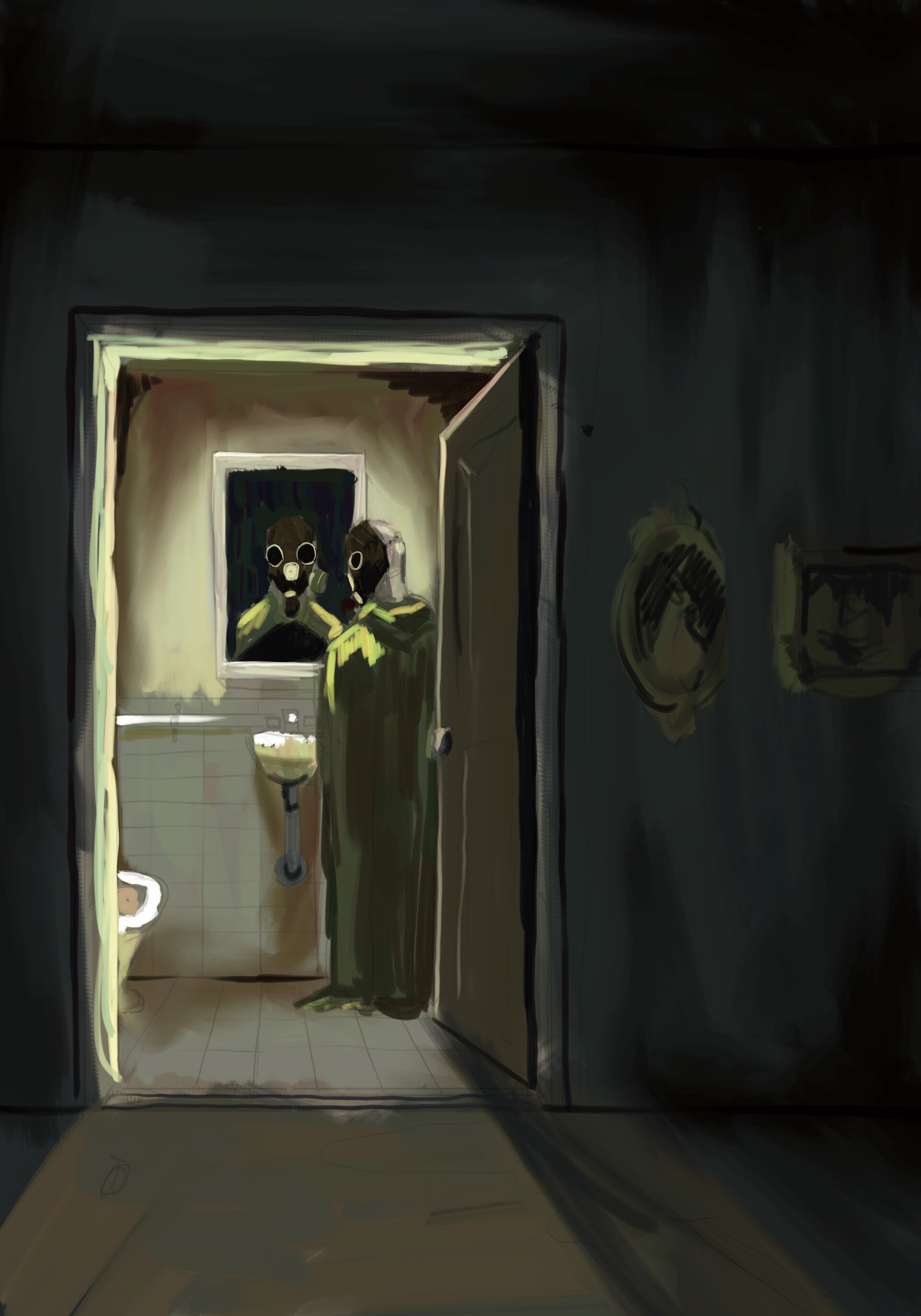 Wall - Le Loyon: Inside life