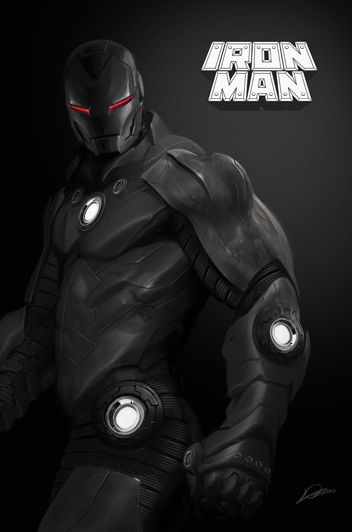 ArtStation - IRON MAN #22 (variant cover)! ...full stealth mode.