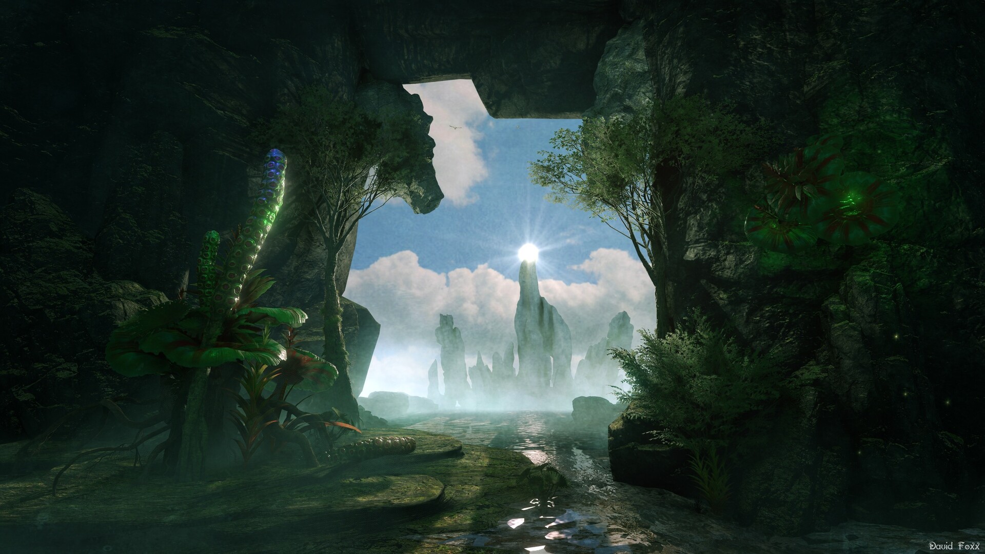 ArtStation - The emerald shelter