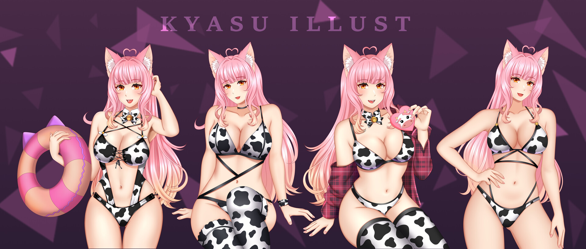 KYASU ILLUST ネコ - Vtuber Twitch Panels