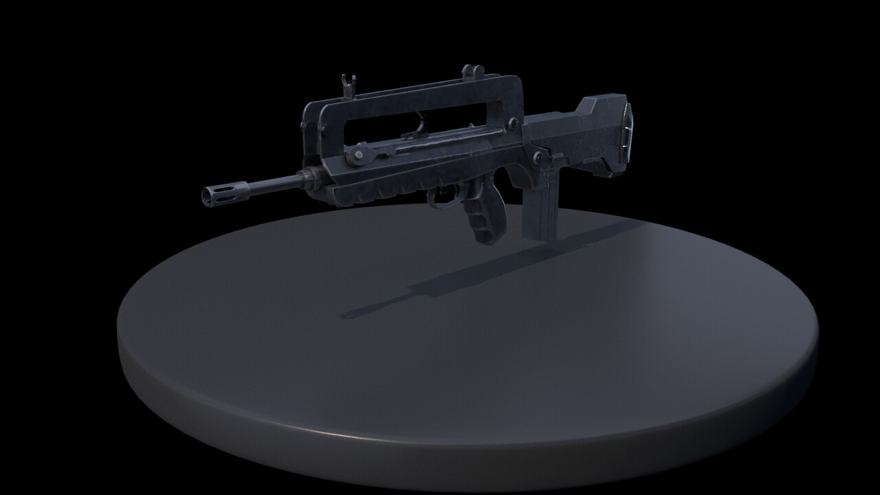 ArtStation - FAMAS - F1 Gun