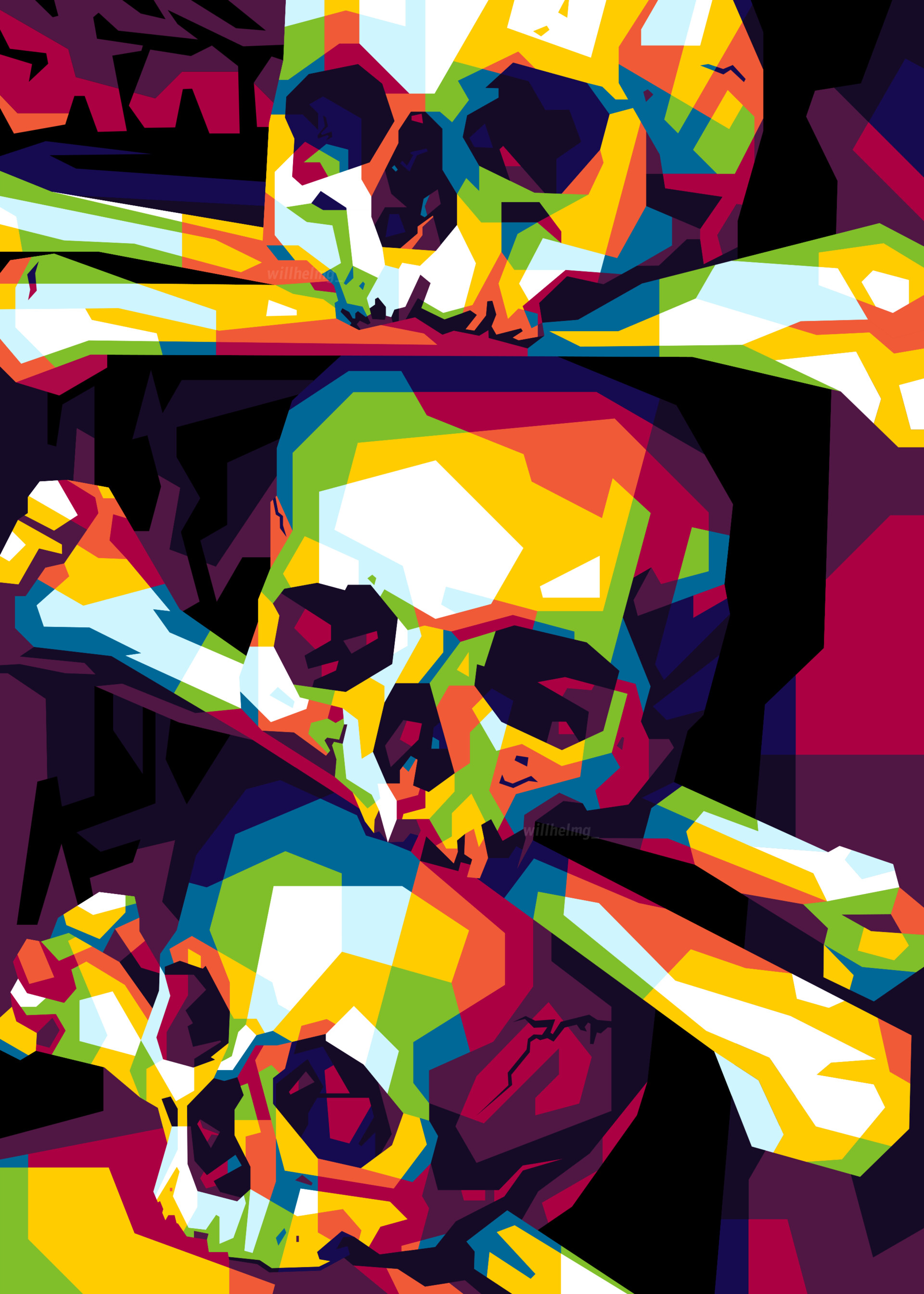 ArtStation - Pile of Skull Bones