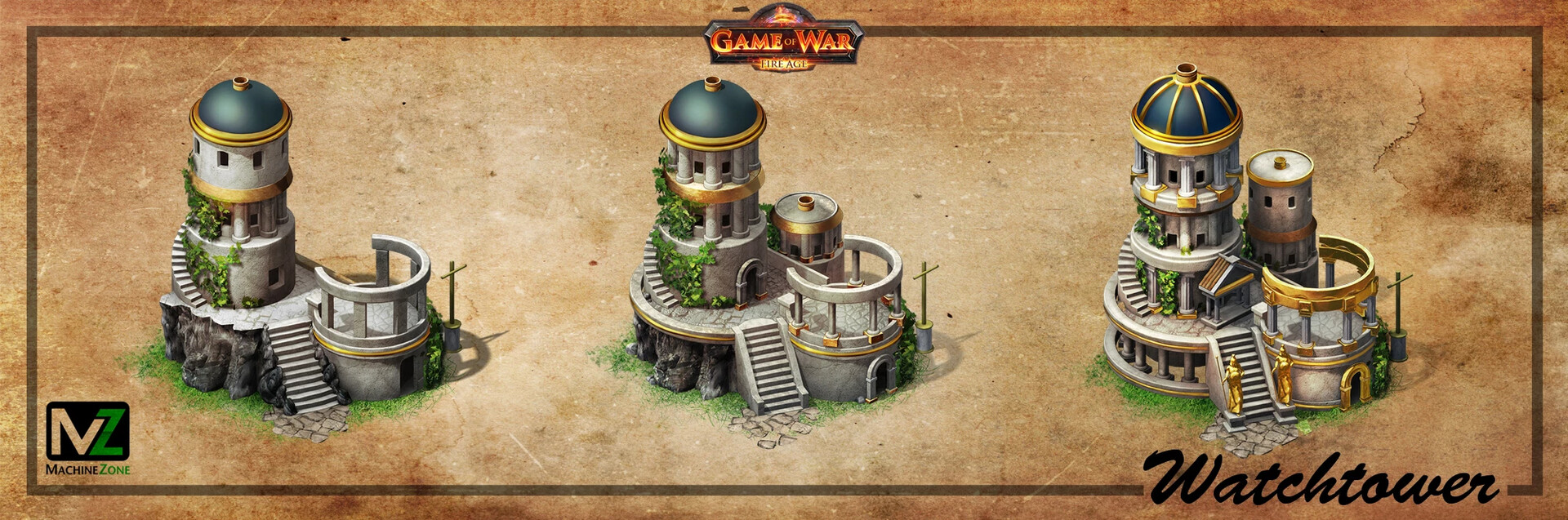 ArtStation - gow_wt_level_up