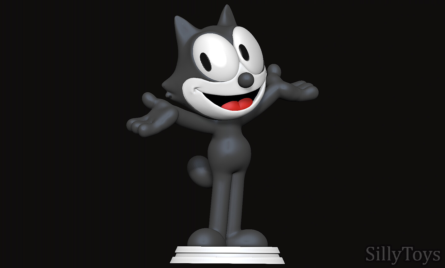 SillyToys - Felix the Cat 3D print model