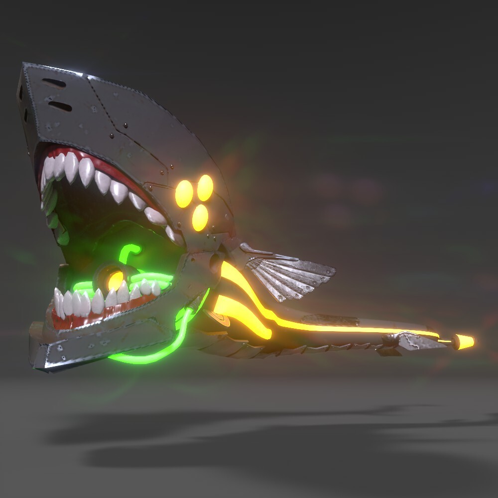 ArtStation - Mechanical Shark