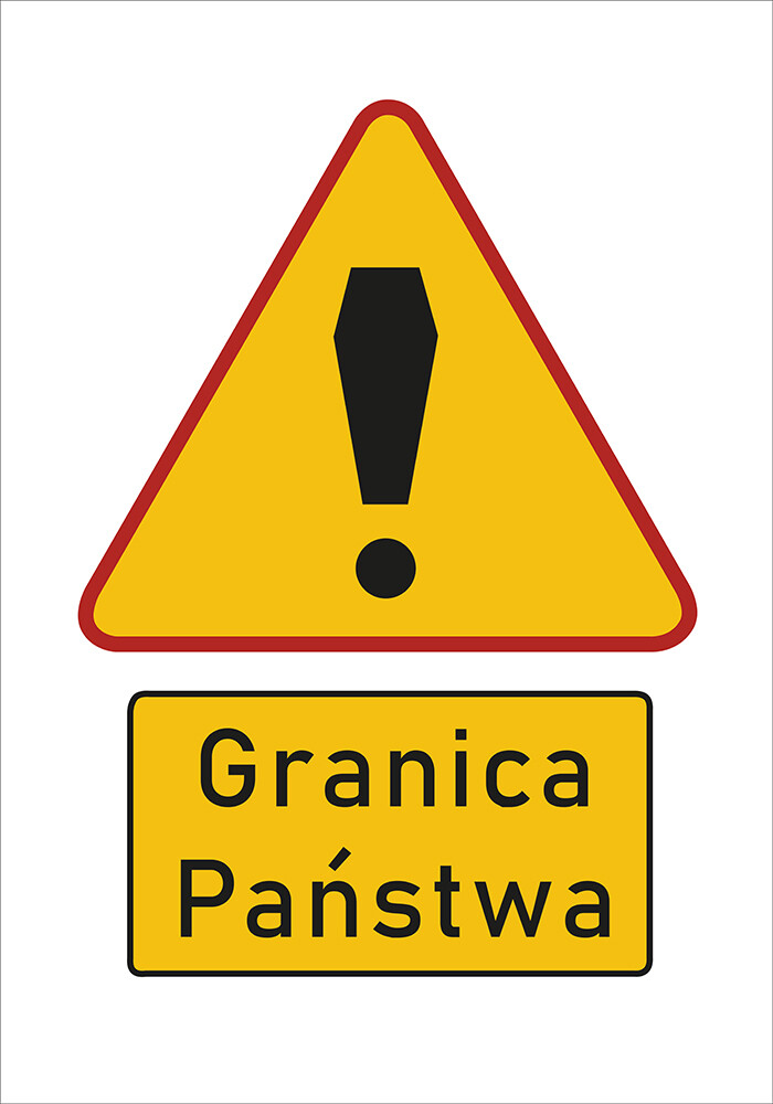 ArtStation - plakat ,,granica"