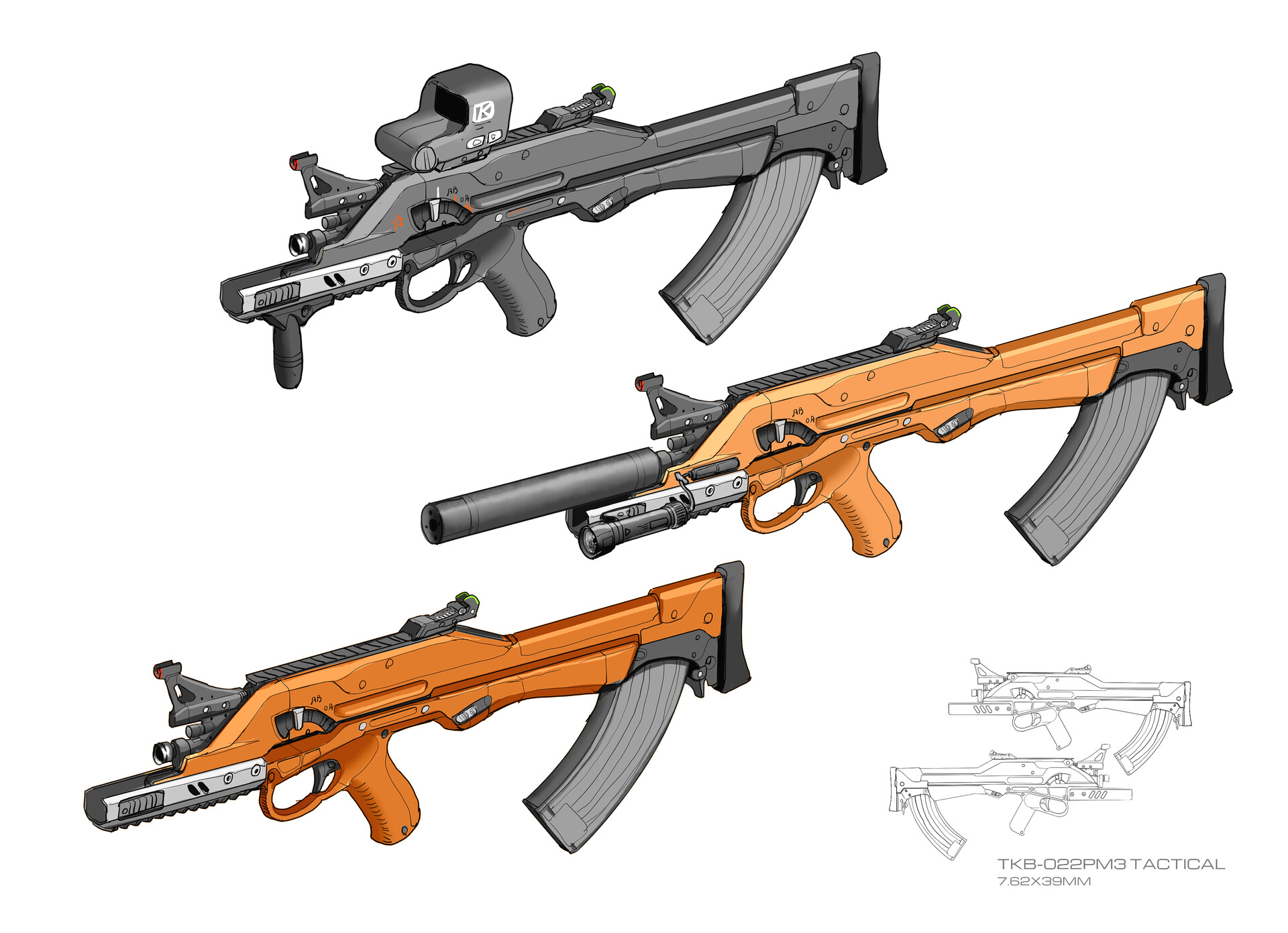 ArtStation - TKB-022PM3N Tactical
