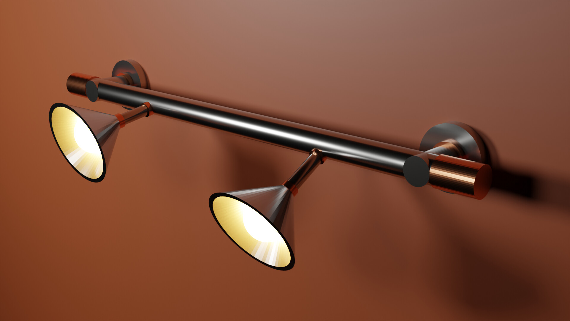 ArtStation - Lamp on Wall