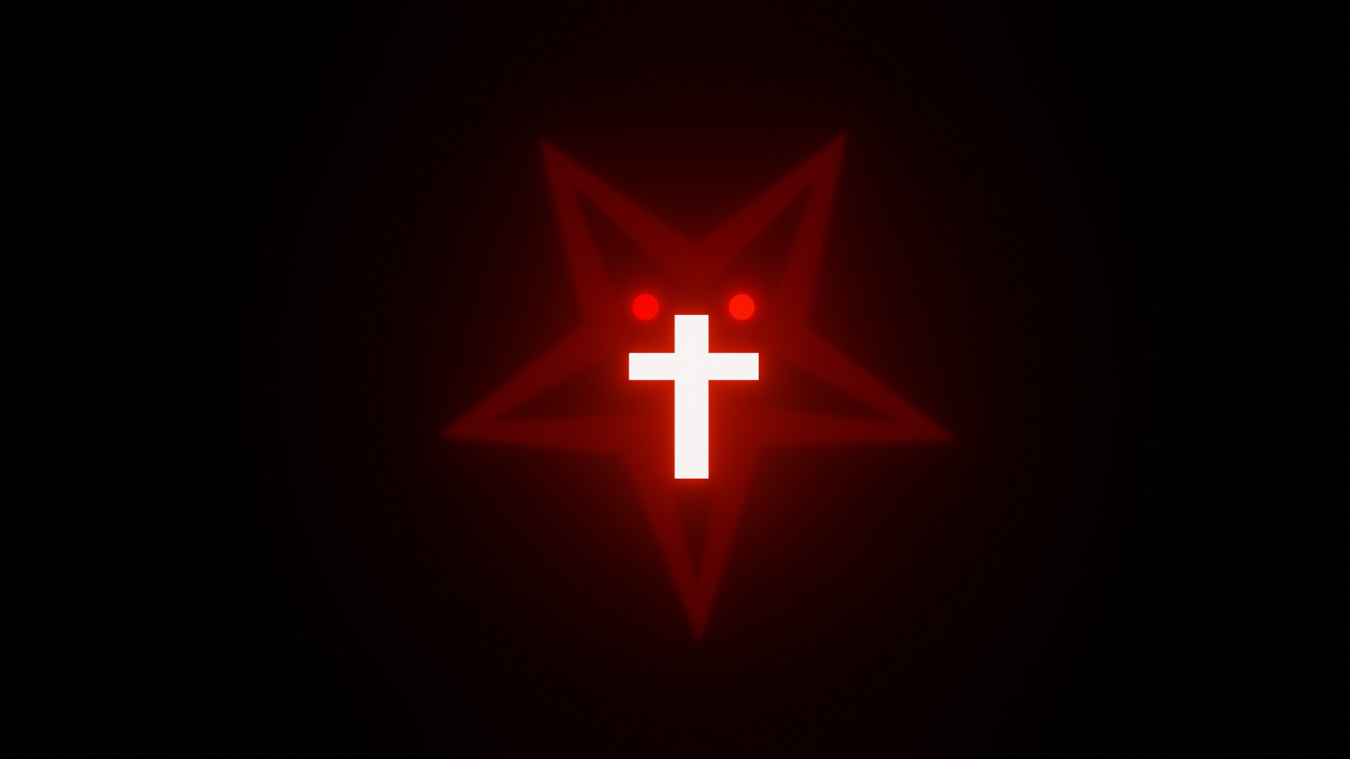 Satanic Cross Wallpaper