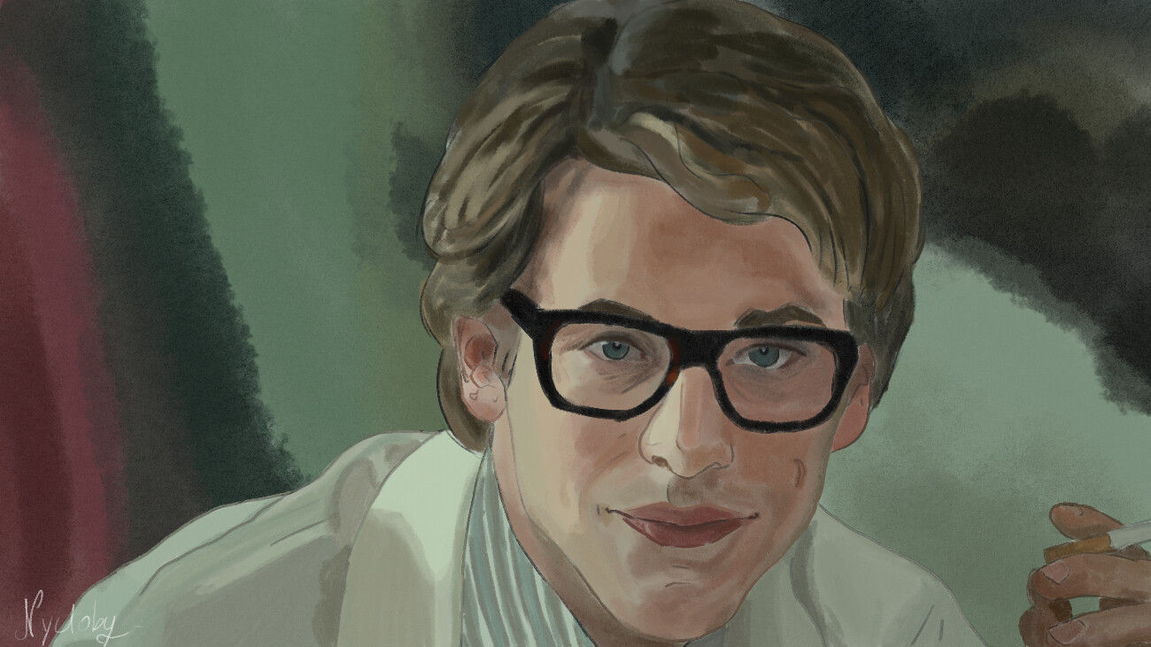 ArtStation - portrait Yves Saint-Laurent | Gaspard Ulliel