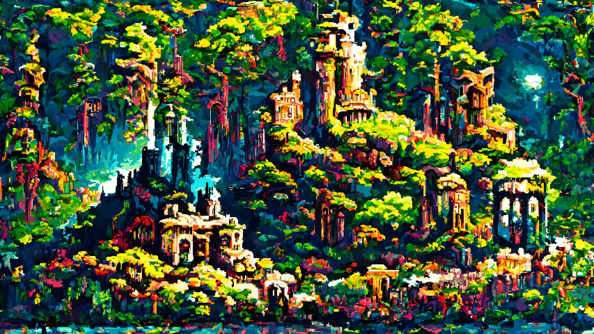 seedmole - Fantasy Castle Collection [Pixel Art Diffusion]