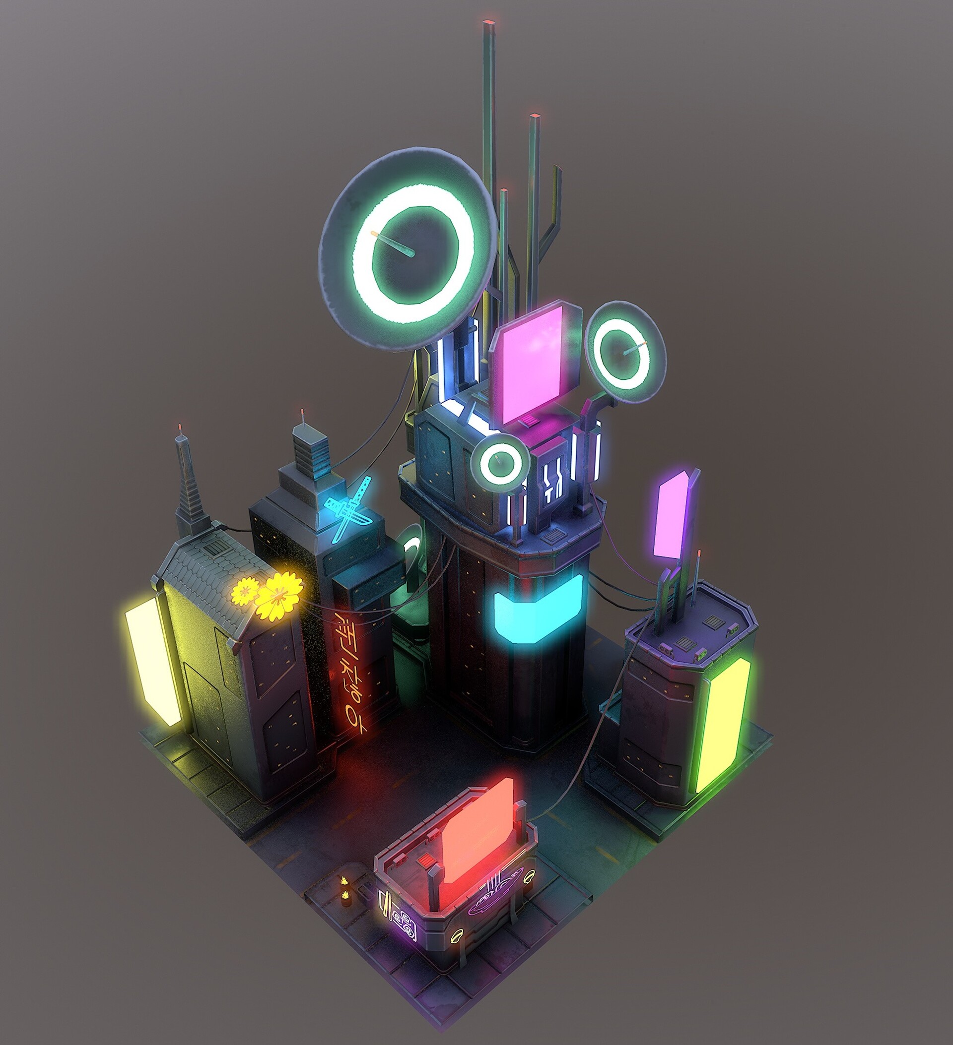 ArtStation - CyberPunk Cells