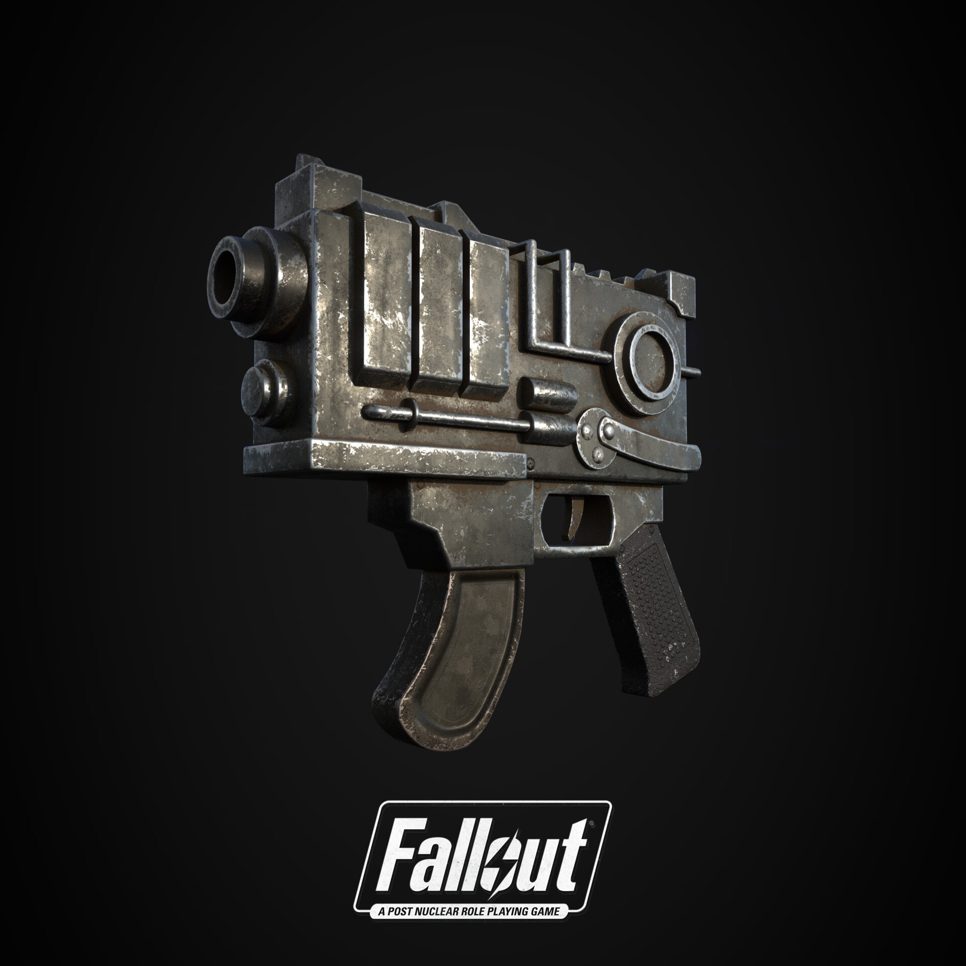 ArtStation - H&K MP9 10mm Submachine Gun (Fallout)