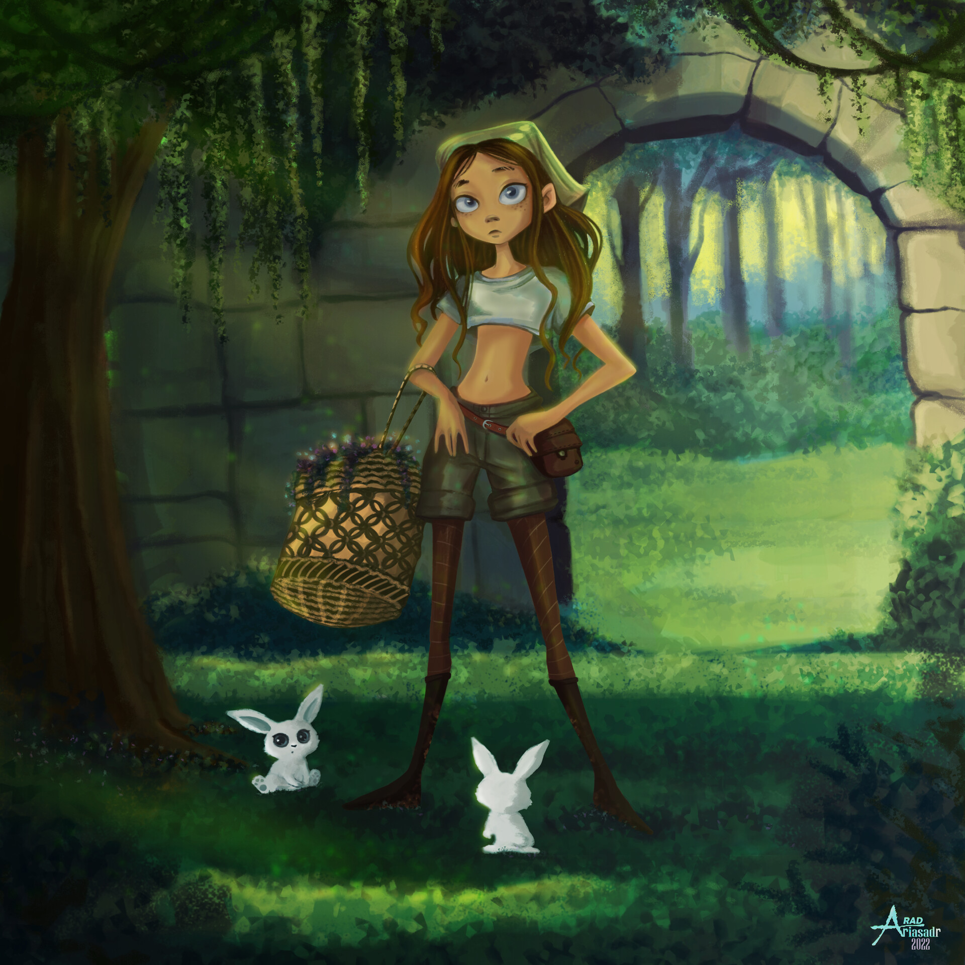 ArtStation - Forest Girl