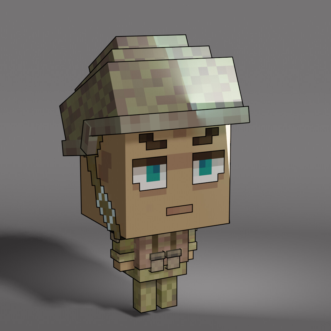 ArtStation - Pixel soldier