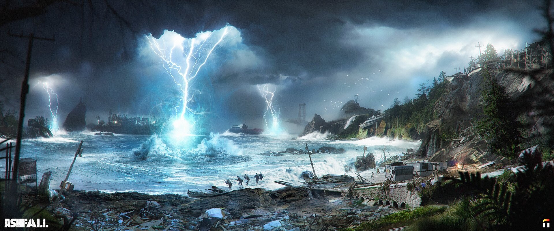 ArtStation - Ashfall design