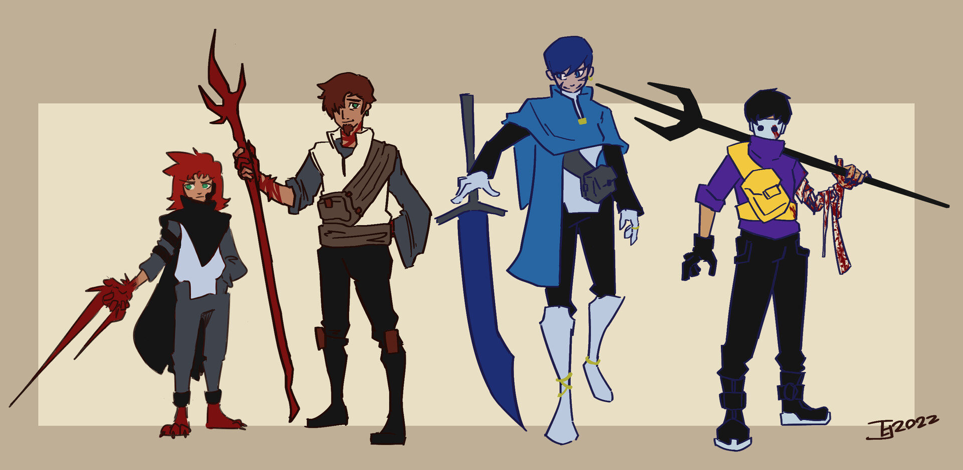 ArtStation - Raserei Story Characters