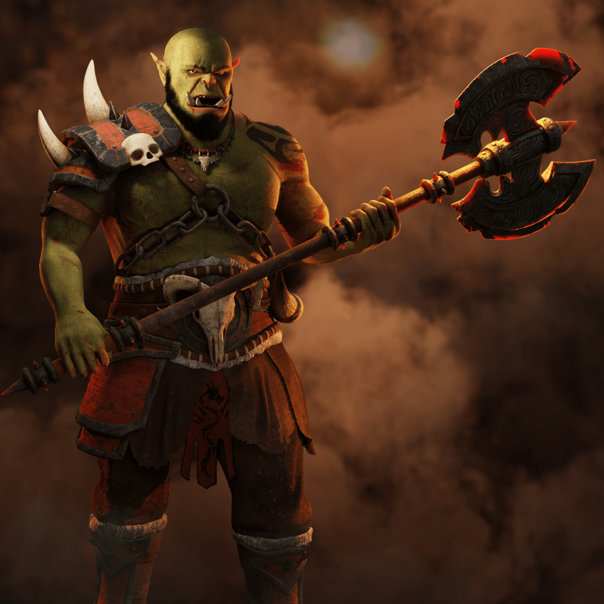 ArtStation - Orc Warchief