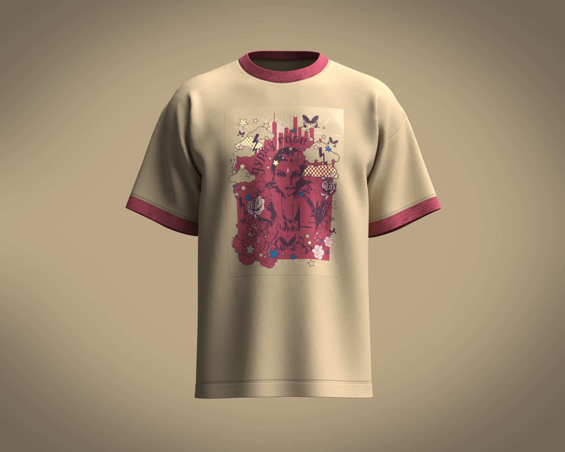 ArtStation - T Shirt-Gypsy Rose