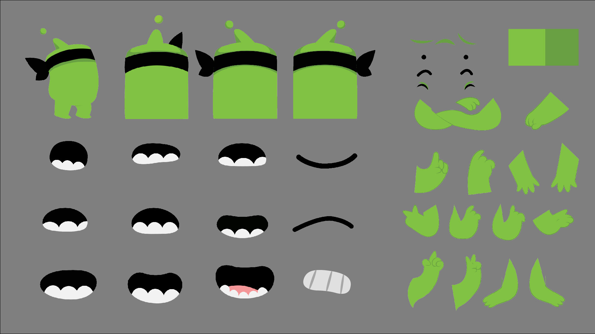 dojo characters printable