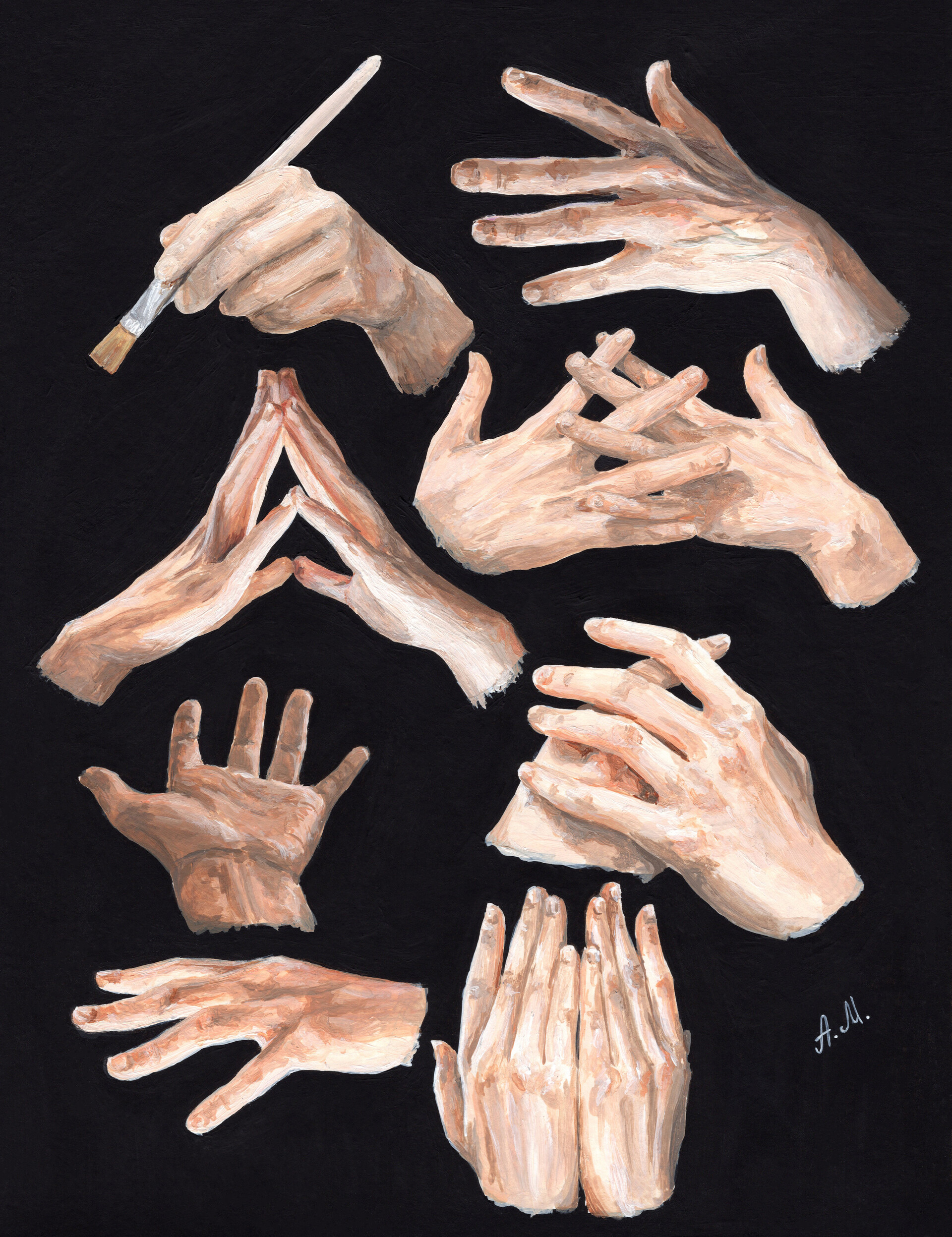 ArtStation - Hands Study