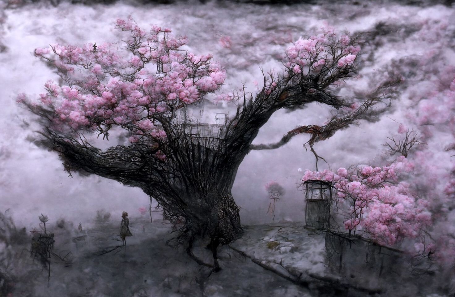 Marc Aaron Fournier - Scary Sakura Trees