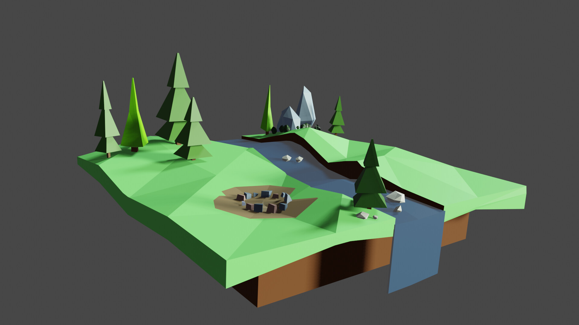ArtStation - Low Poly Island