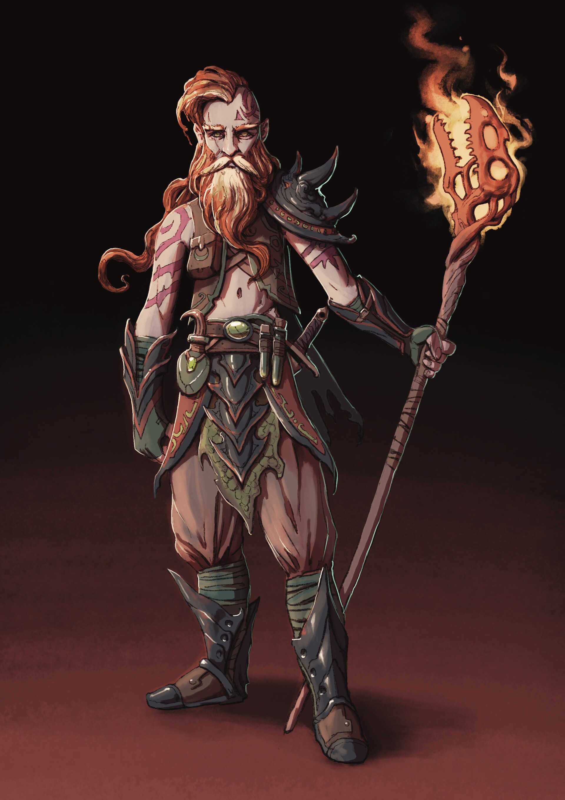 ArtStation - Dragon fire mage