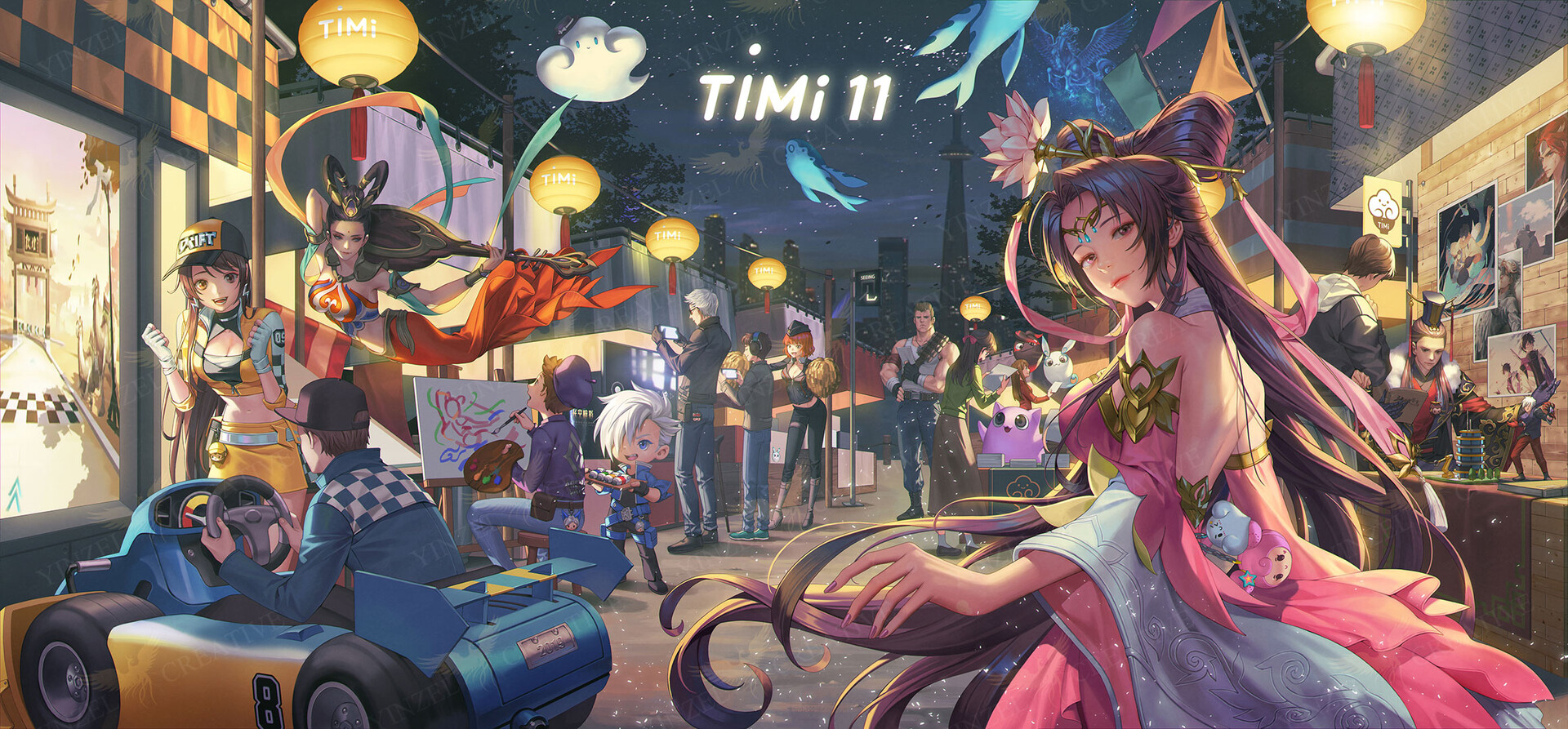ArtStation - Illustration for TiMi Studio 11th Anniversary