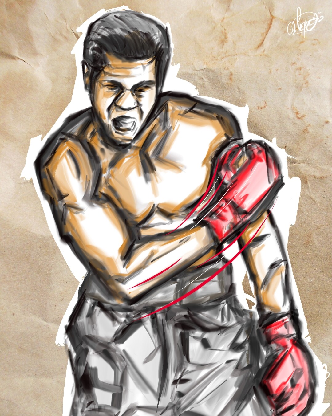 Muhammad Ali Drawing