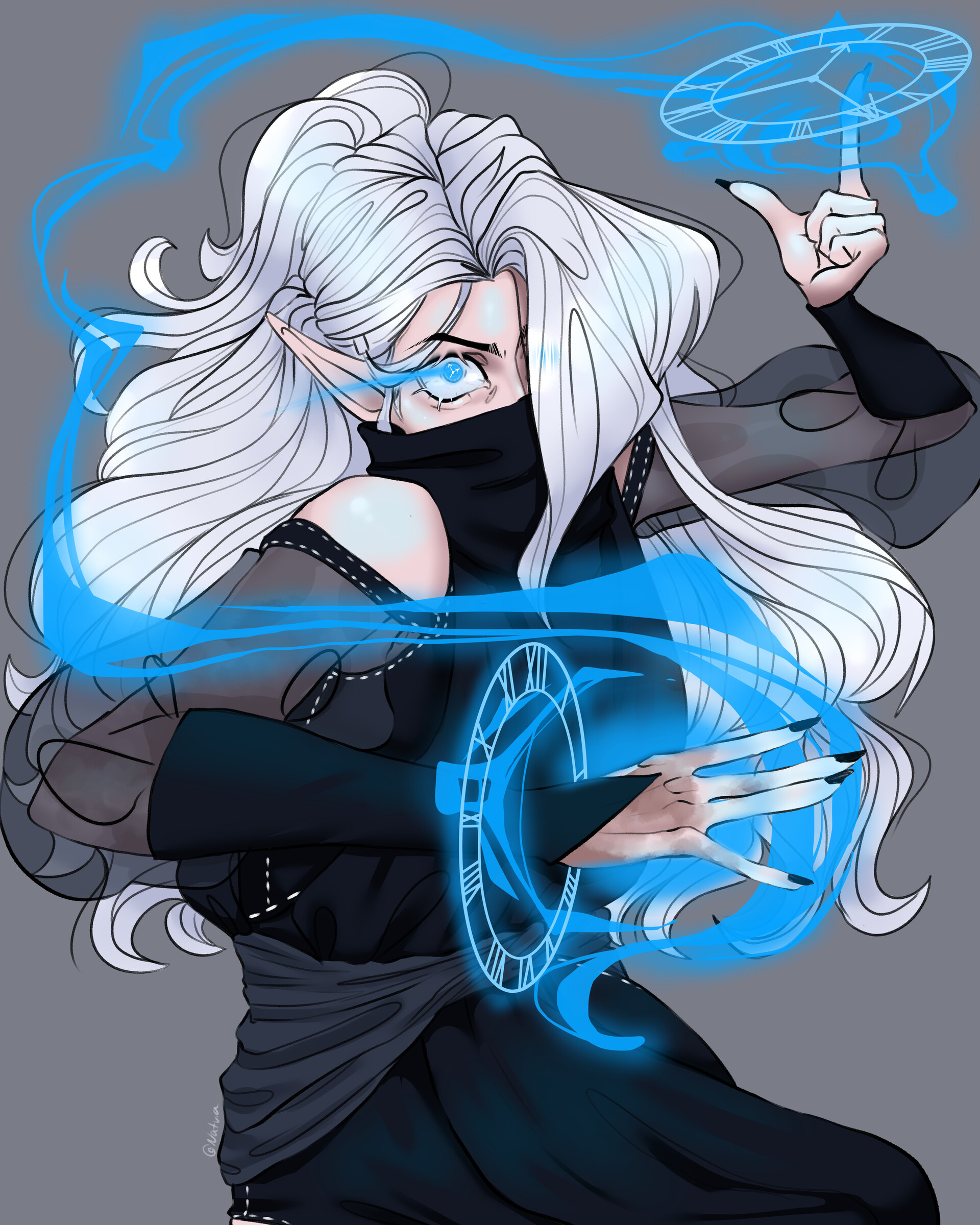 ArtStation - Michiko and her familiar Maria