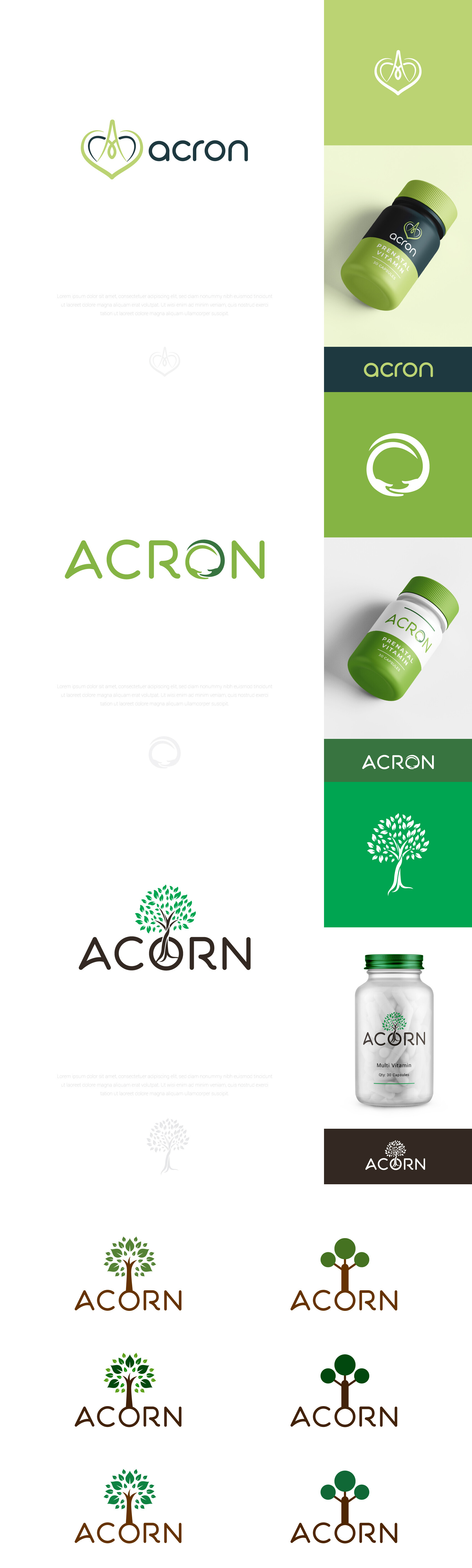 ArtStation - Acron Logo Concepts | Brand Logo Design