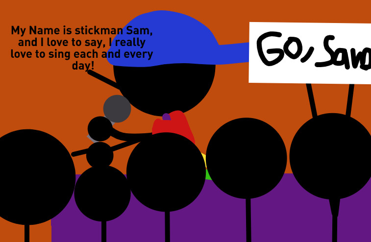 ArtStation - Stickman Sam the Rapper!