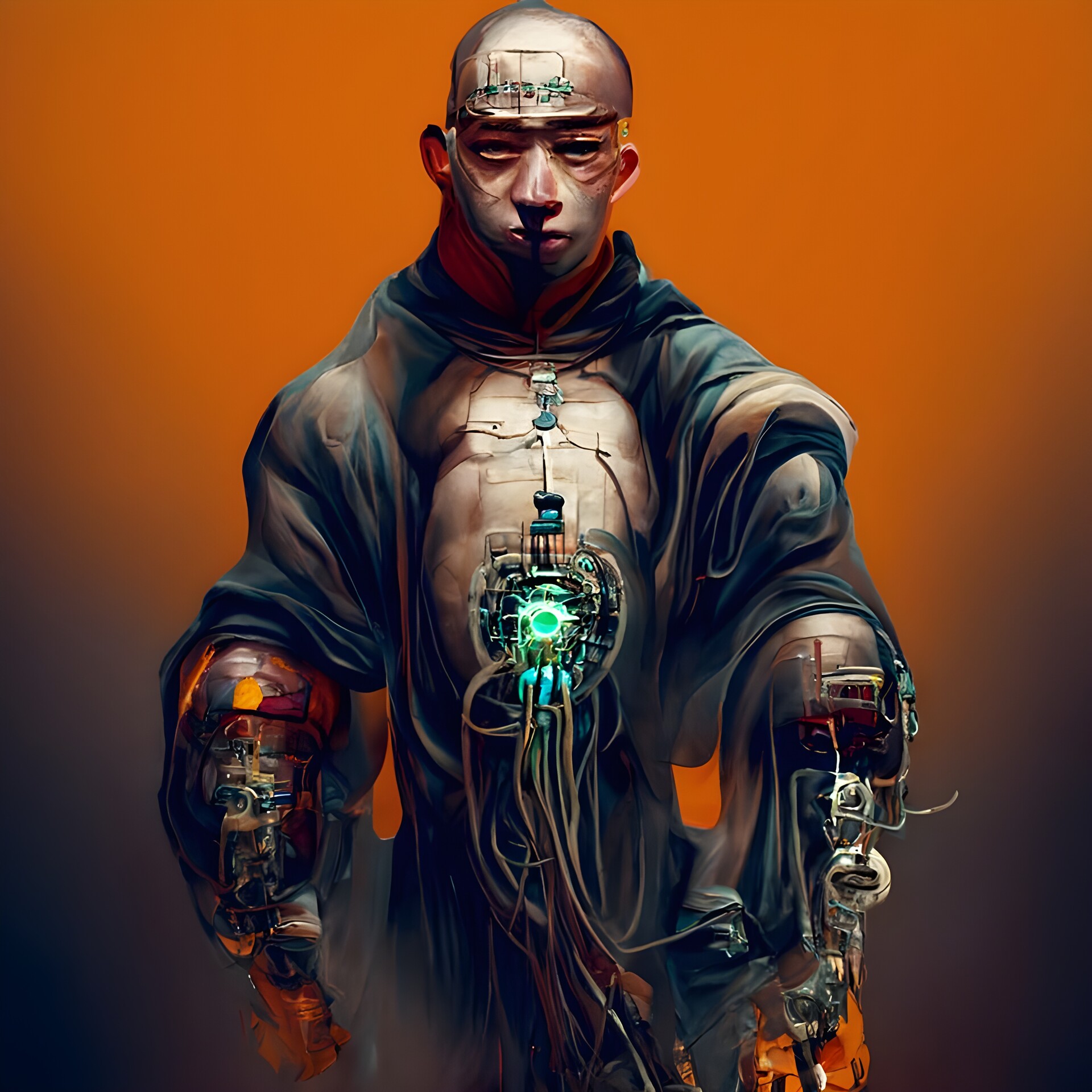 ArtStation - CYBERMONK 3.0