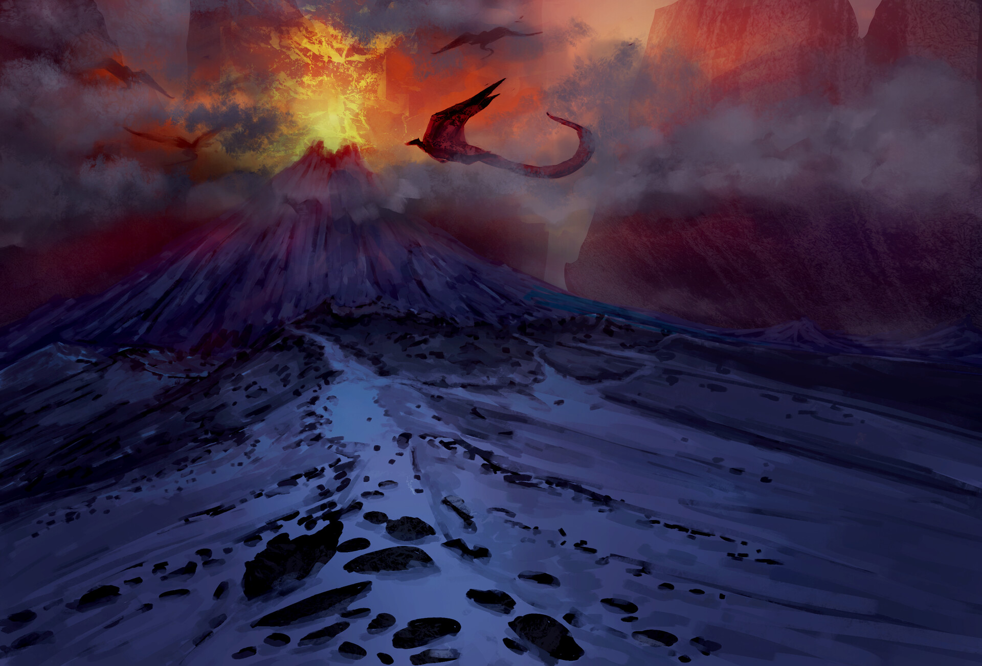 ArtStation - dragon land