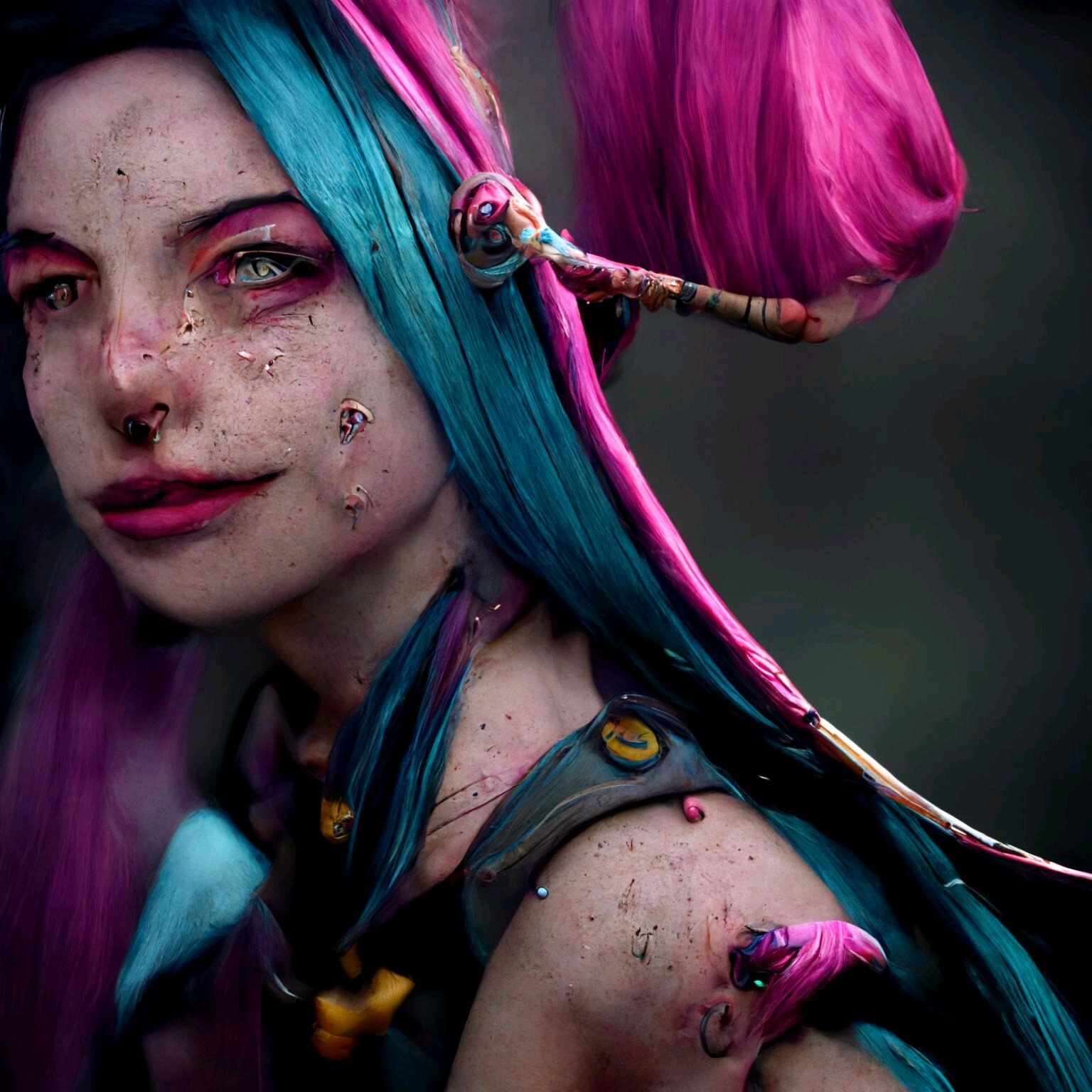 Darren - League of Legends Jinx AI Art