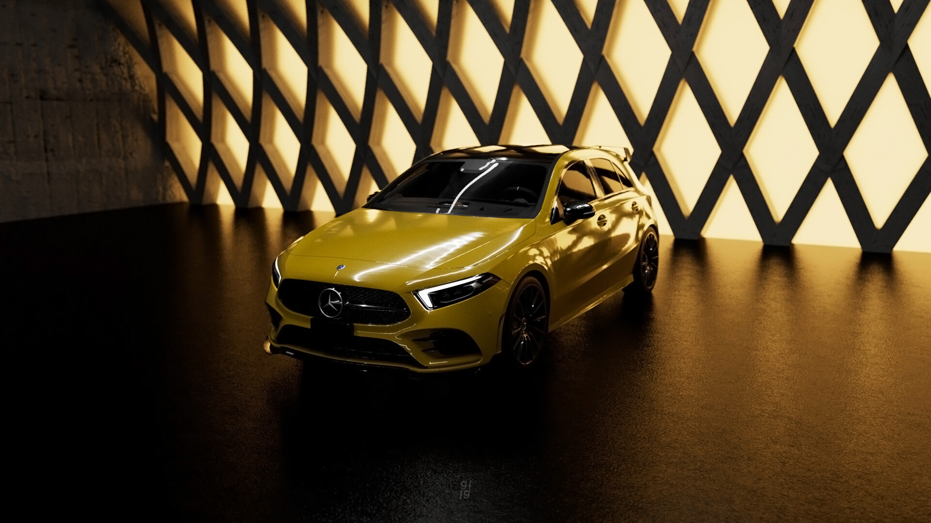ArtStation - Mercedes AMG A45s