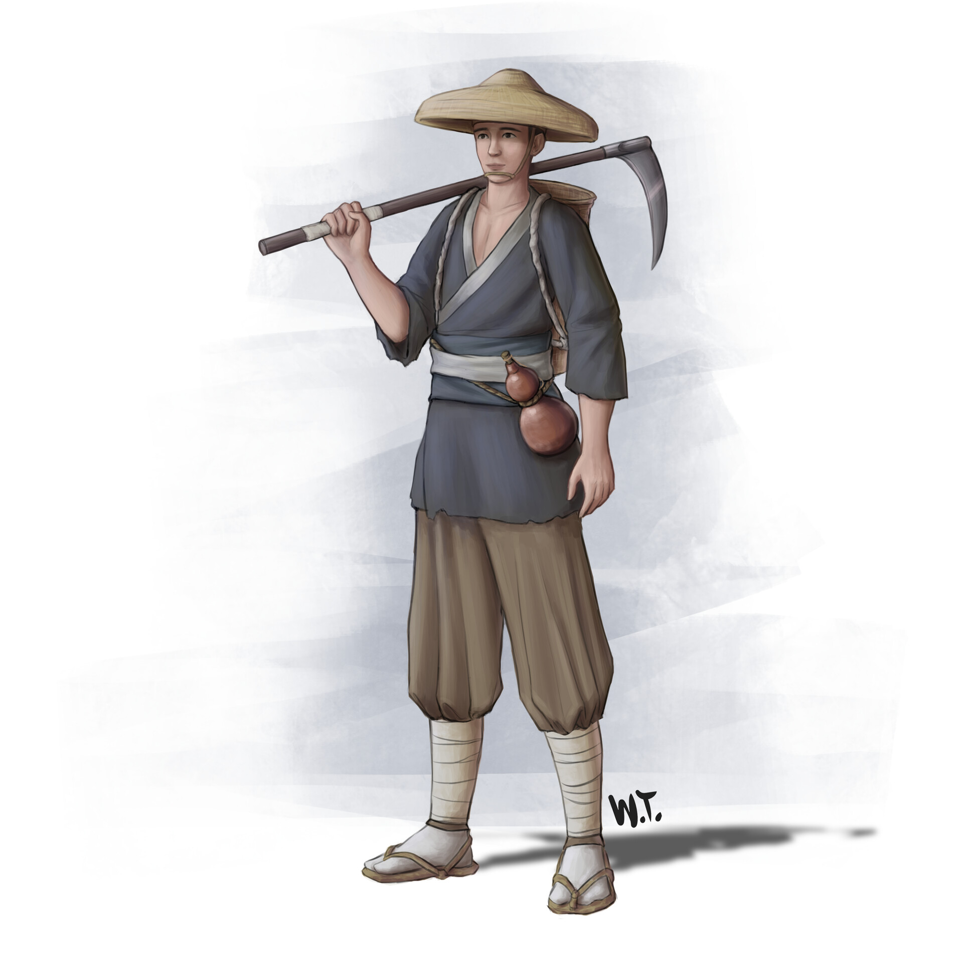 ArtStation - Japanese Farmer