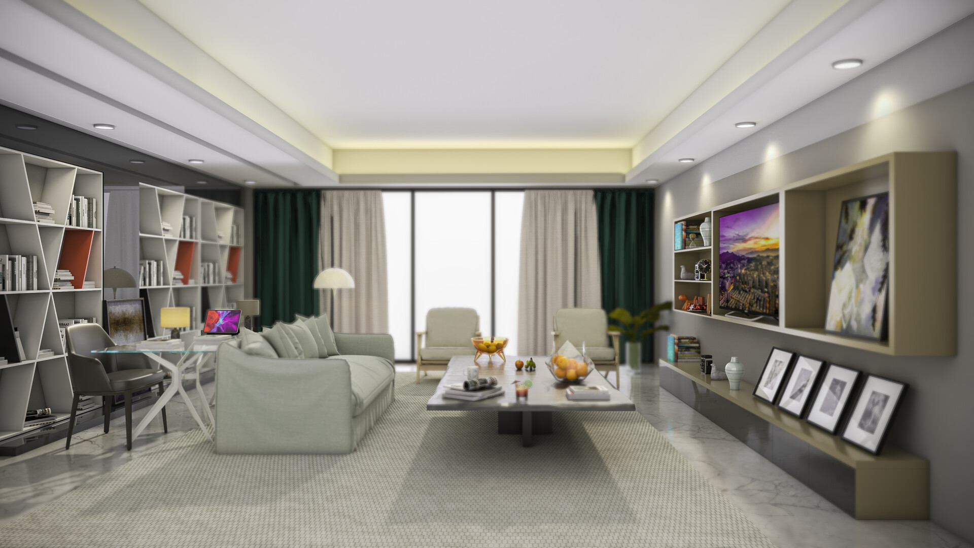 Naman bhatt - interior render